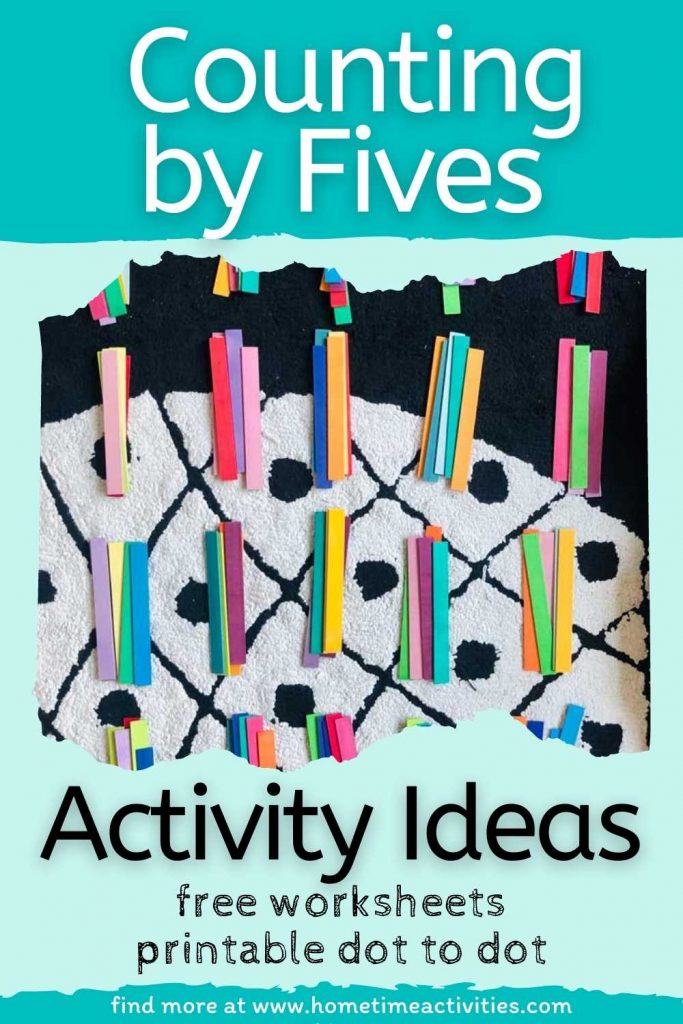 Skip Count By Five - activities, worksheets | Hometime Activities