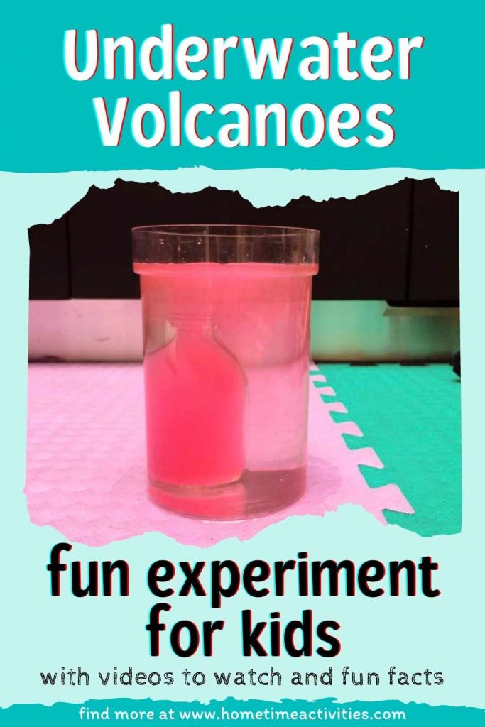 Learn about Underwater Volcanoes - a Science Experiment for Kids - Home ...