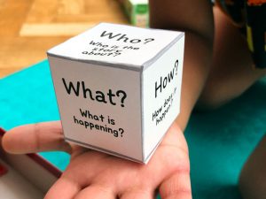 Five W Questions - Who What When Where Why - Home Time Activities