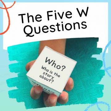 Five W Questions - Who What When Where Why - Home Time Activities