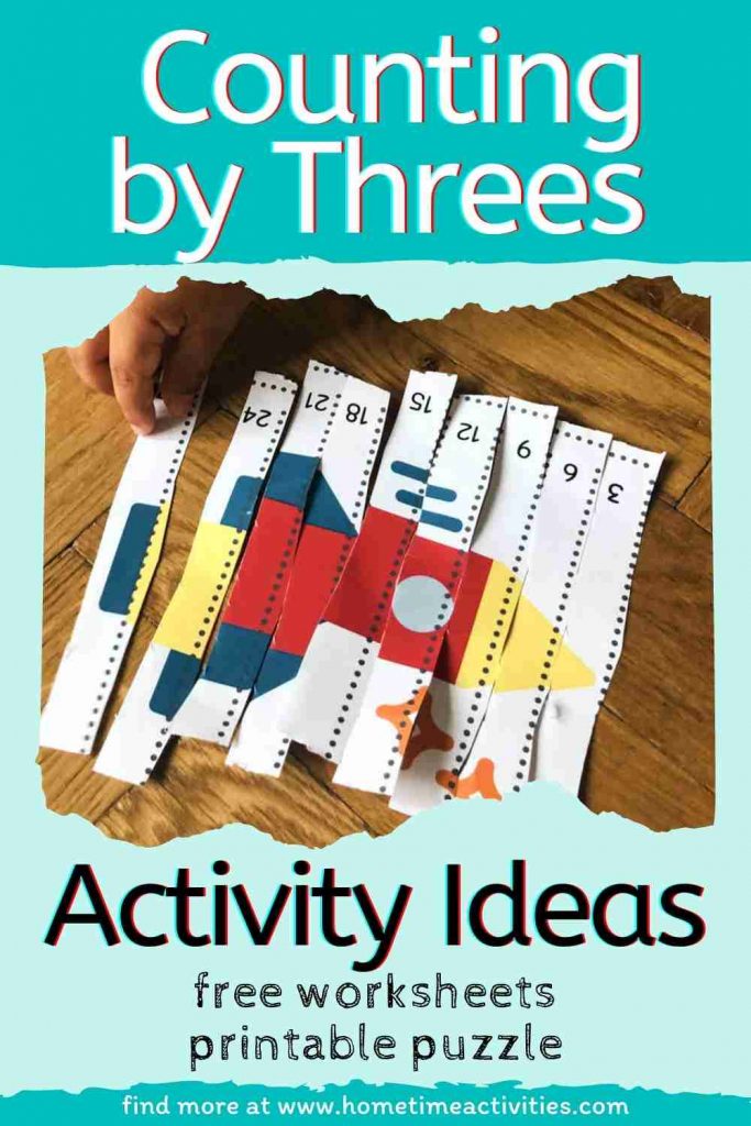 Skip Counting by Threes - Home Time Activities