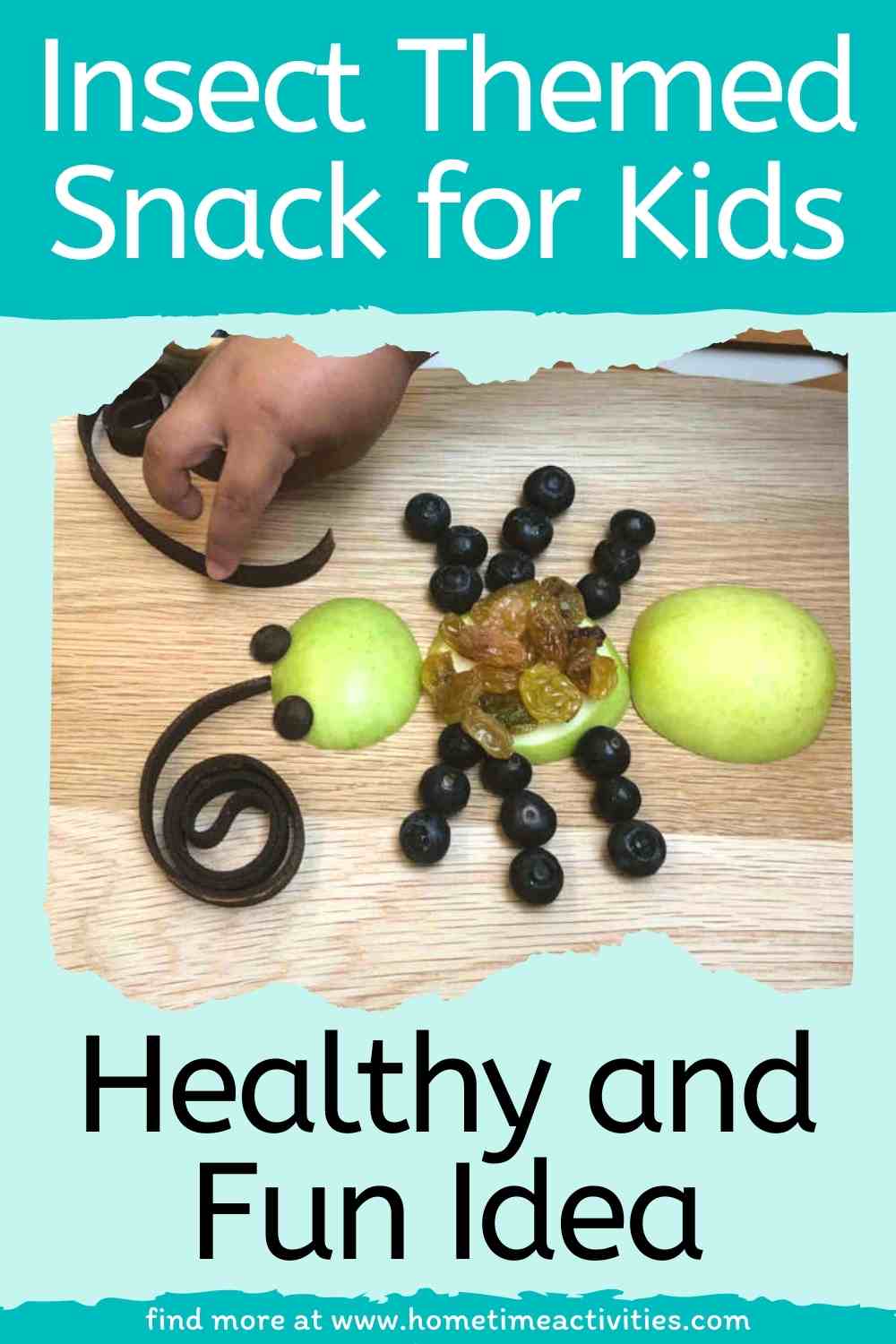 Insect Themed Food - A Fun Bug Snack Idea for Kids to Make - Healthy