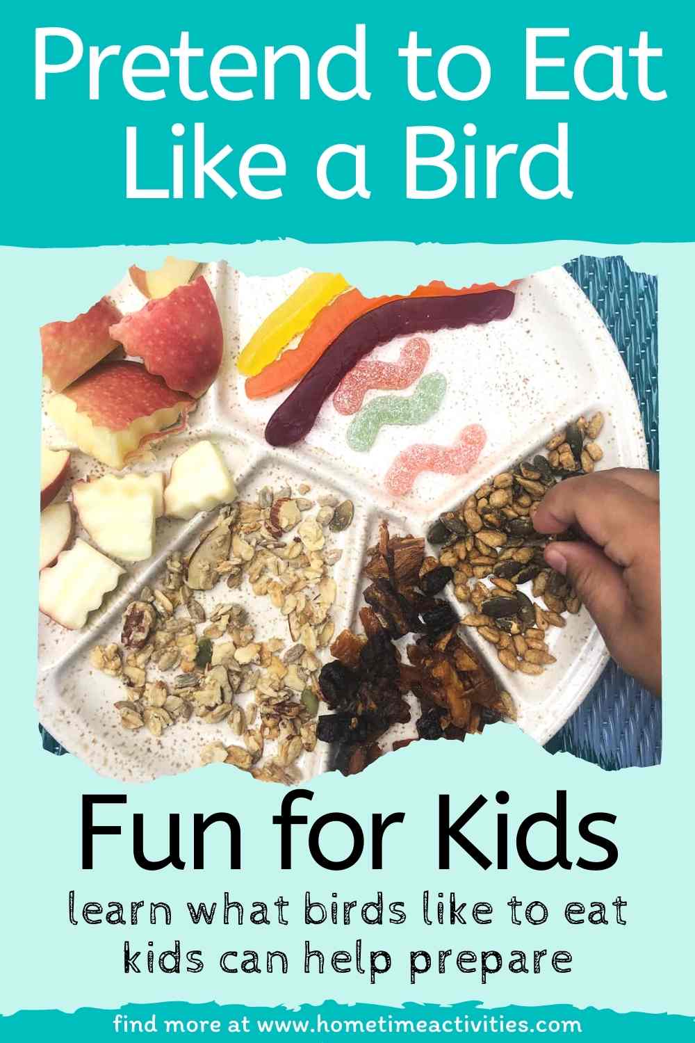 Pretend to Eat Like a Bird - A Fun Picnic Idea - Home Time Activities
