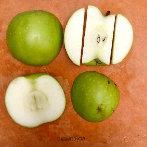 Silly Frog Shaped Apple Snack - Home Time Activities