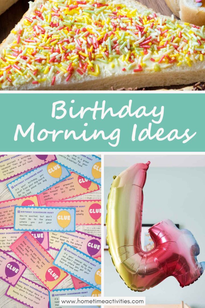 Birthday Morning Surprise Ideas for Kids - Home Time Activities