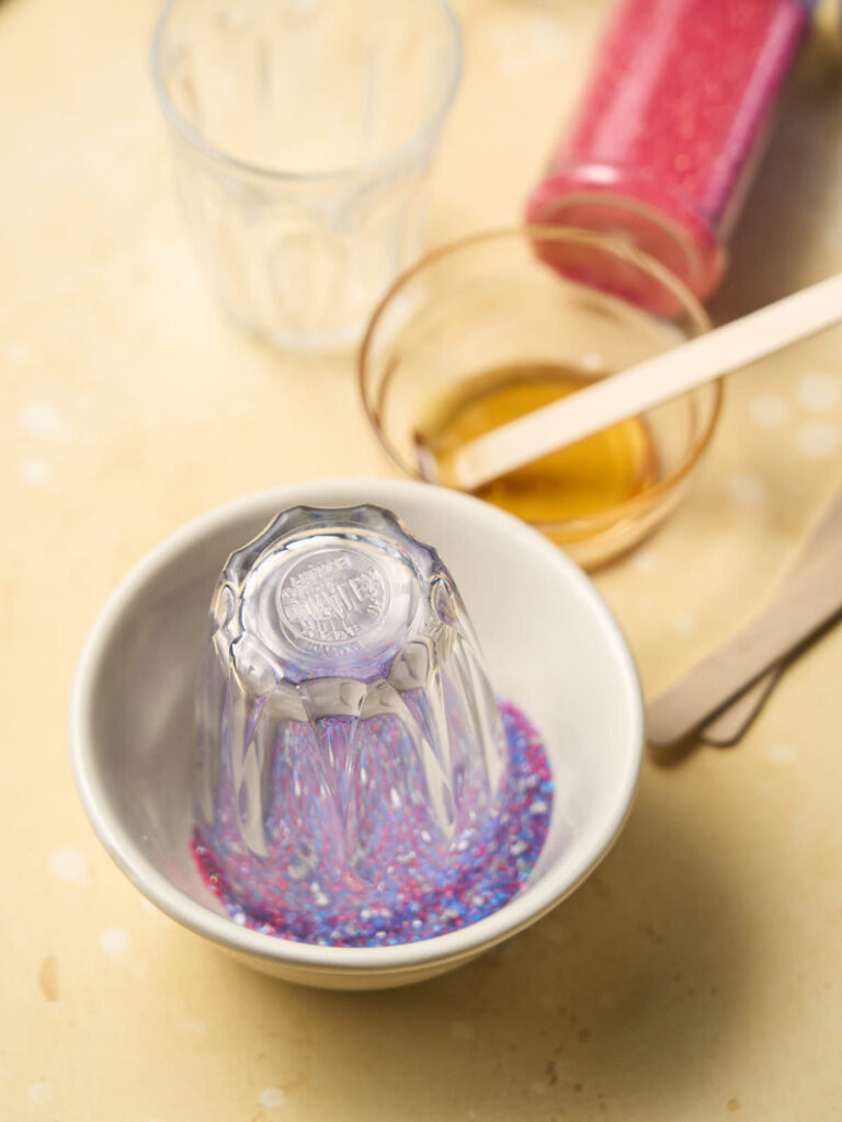How to Rim a Glass with Sprinkles - Sparkling Sugar is Best