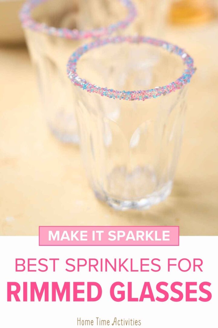 How to Rim a Glass with Sprinkles - Sparkling Sugar is Best