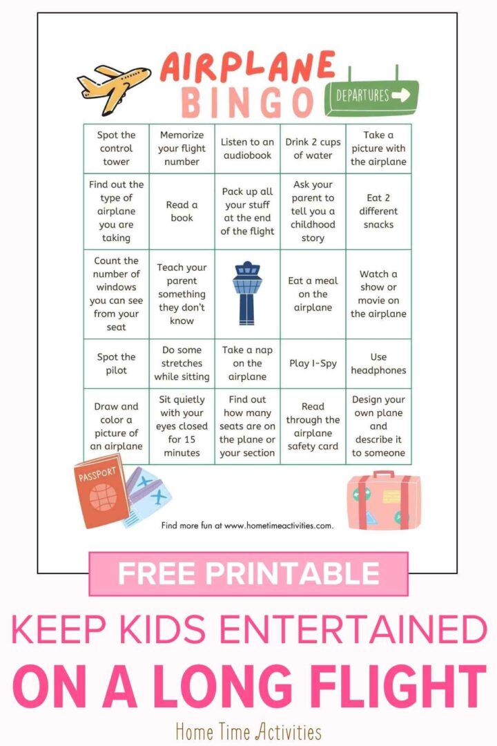 24 Things To Do On A Plane - Airplane Activities To Keep Kids Busy