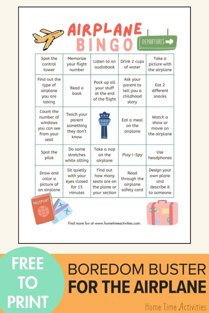 24 Things To Do On A Plane - Airplane Activities To Keep Kids Busy