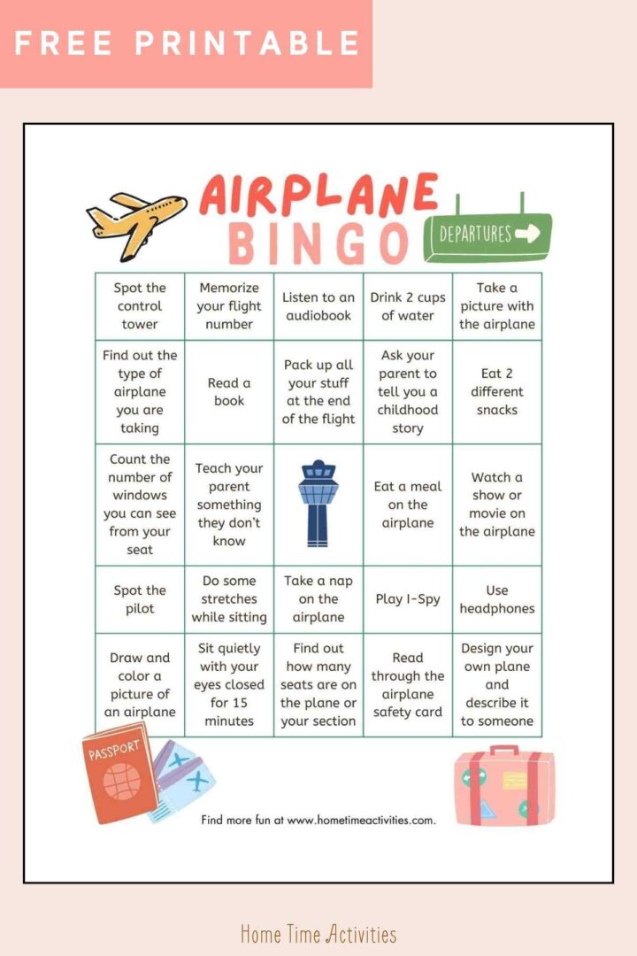 24 Things To Do On A Plane - Airplane Activities To Keep Kids Busy