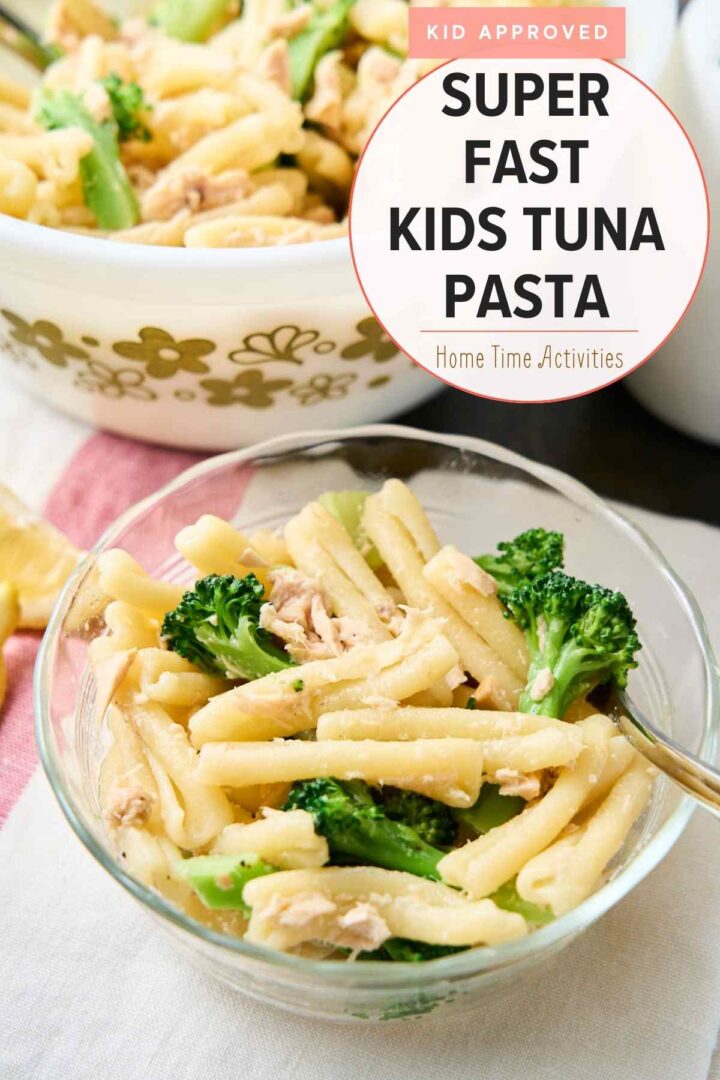 Kids Tuna Pasta Recipe | Last Minute Meals | Home Time Activities