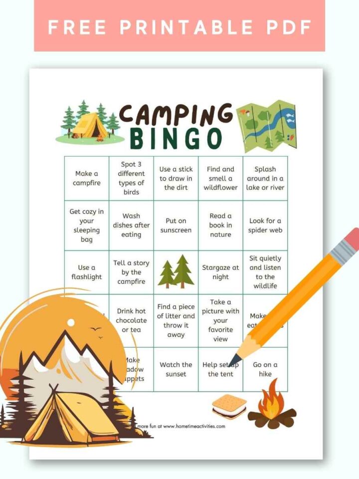 Weekend Activity Bingo - Free Printable
