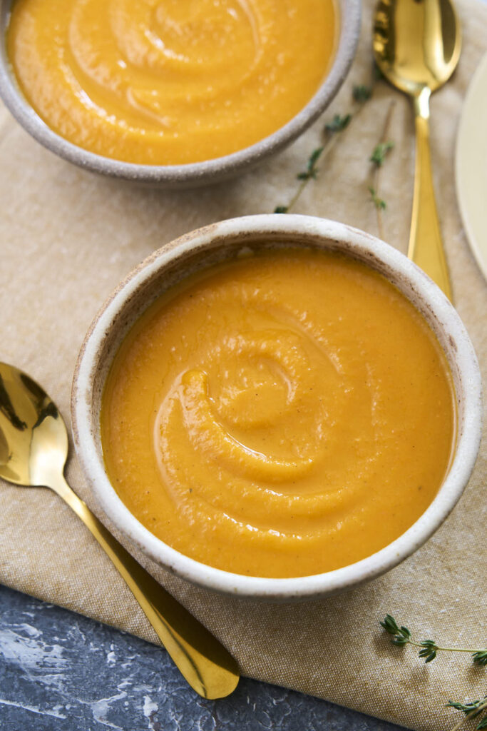 Carrot, Sweet Potato and Ginger Soup Recipe - Family Favorite