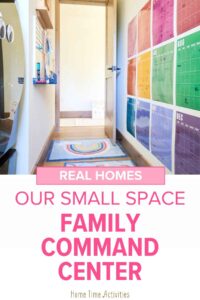 Our Family Command Center with Wall Calendar - Stay Organized