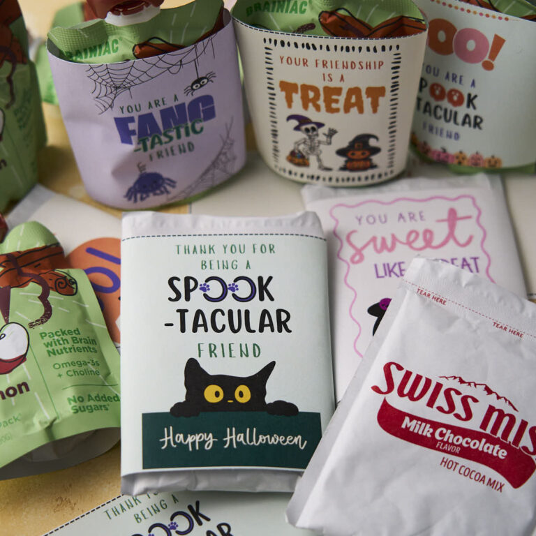 Halloween Classroom Treats - Free Printable Labels