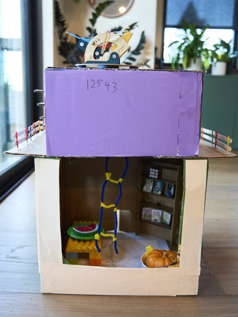 DIY Cardboard House - Simple Easy Craft