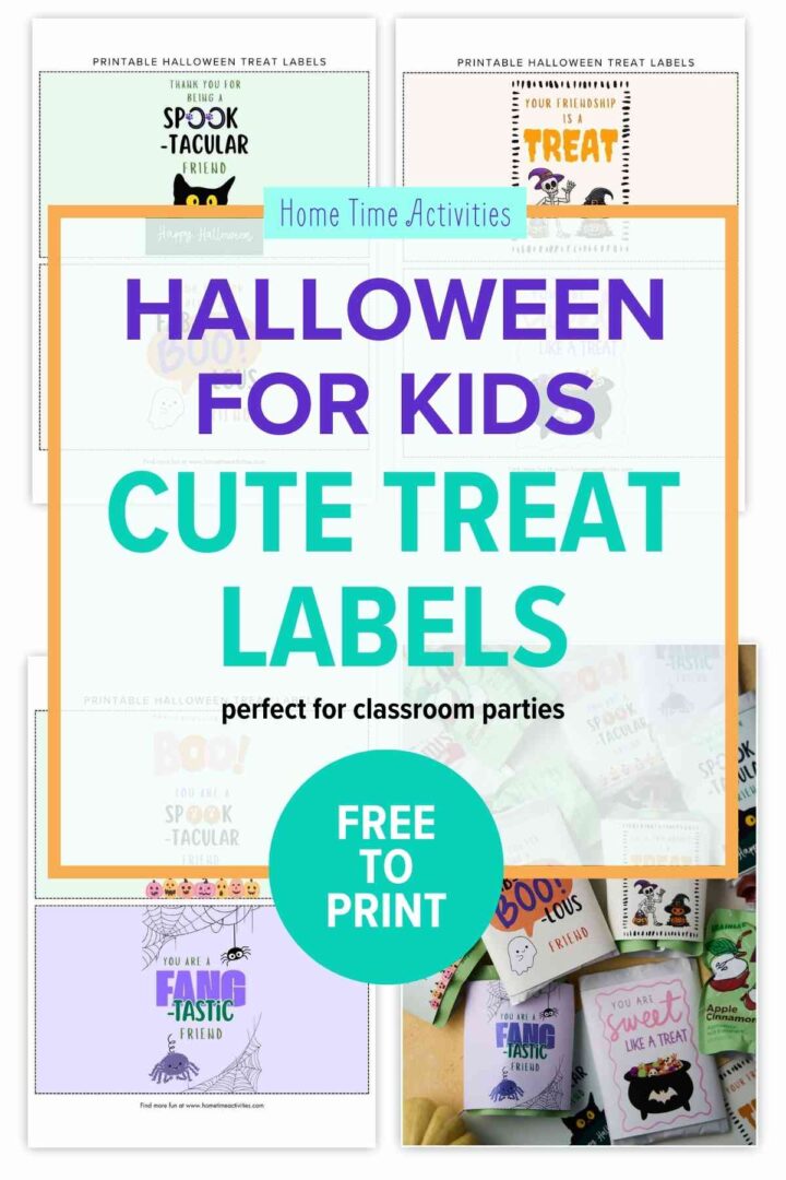 Halloween Classroom Treats - Free Printable Labels