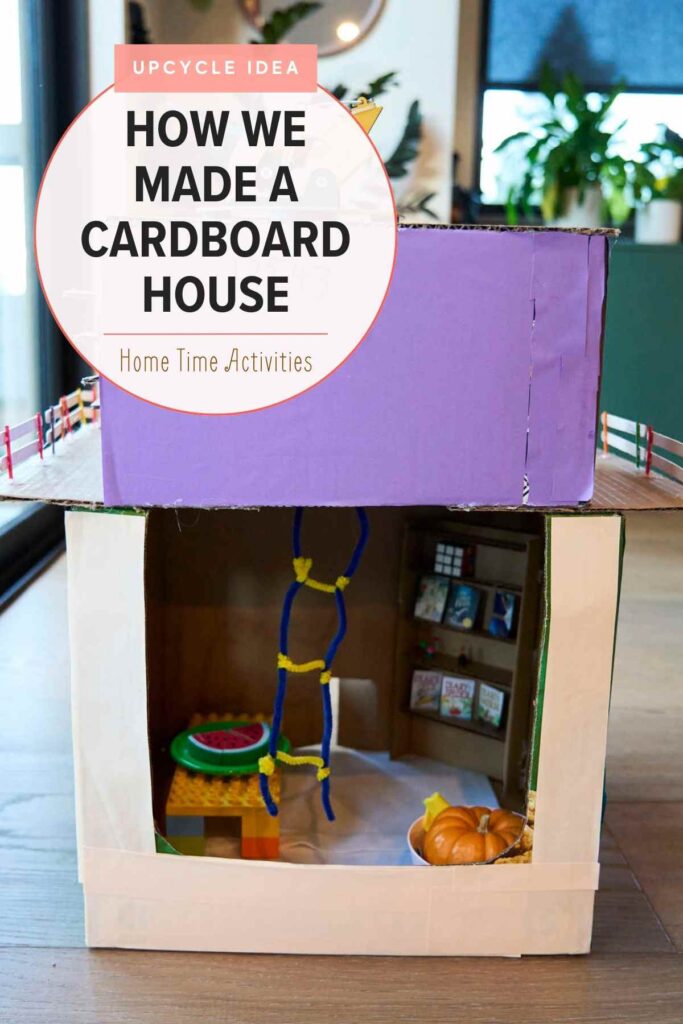 DIY Cardboard House - Simple Easy Craft