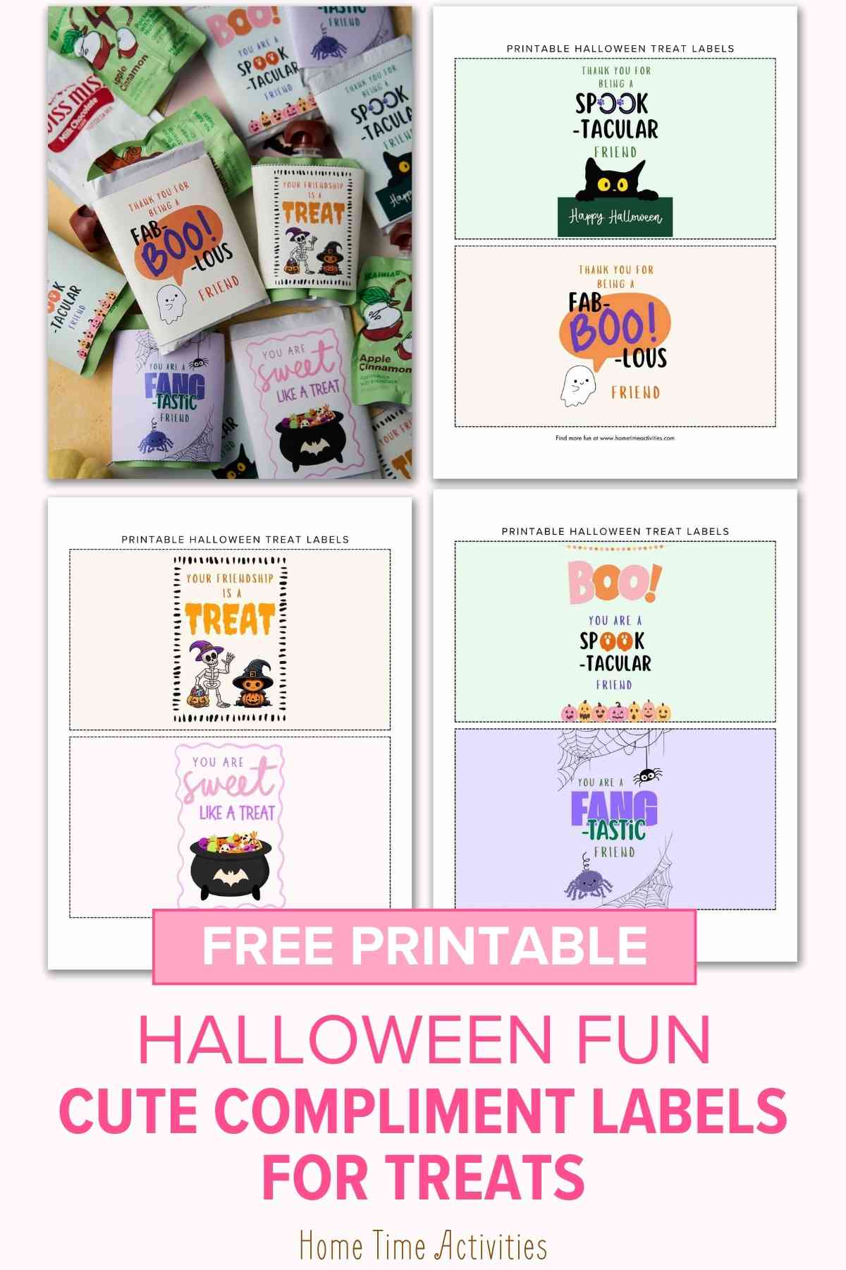 Halloween Classroom Treats - Free Printable Labels