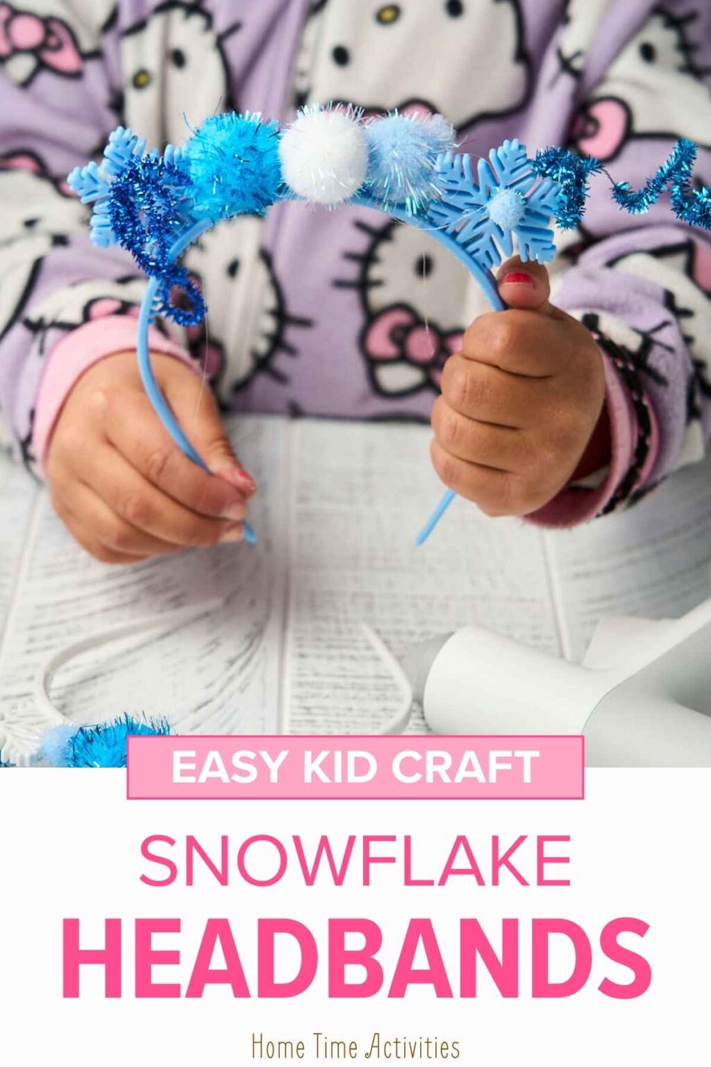 Snowflake Headband Craft - Easy DIY for Kids