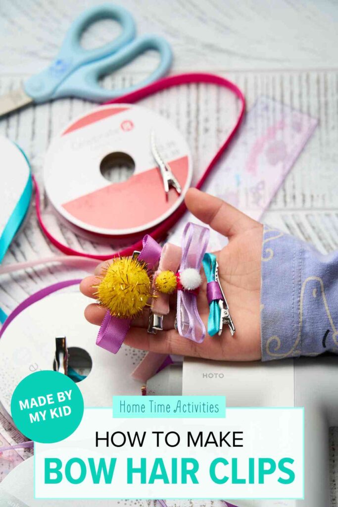 How to Make Bow Hair Clips - Easy DIY