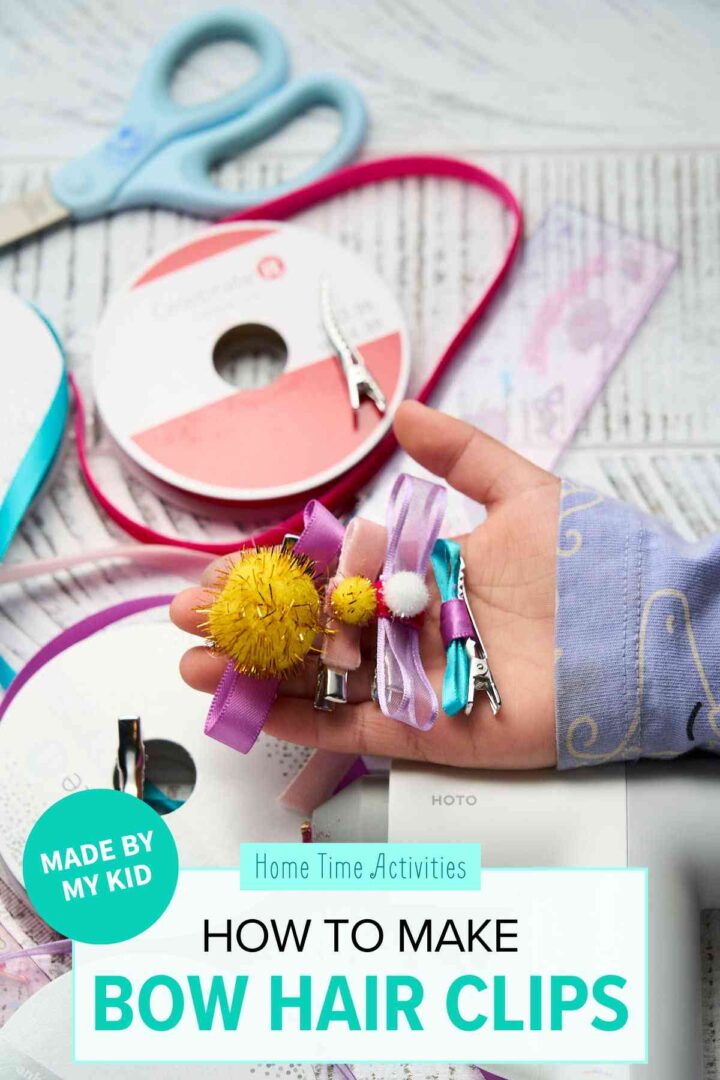 How to Make Bow Hair Clips - Easy DIY
