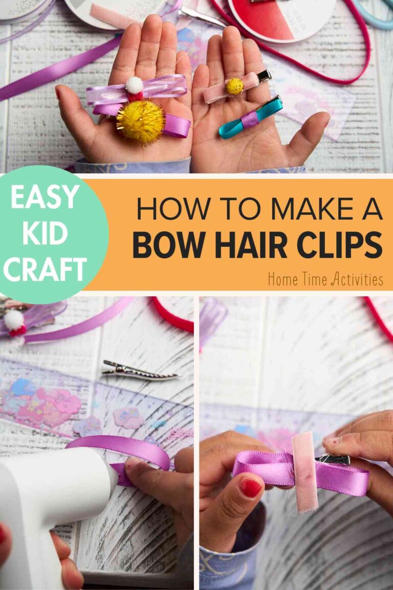 How to Make Bow Hair Clips - Easy DIY