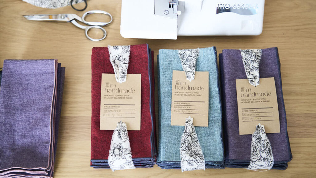 Make Rolled Hem Napkins with a Serger